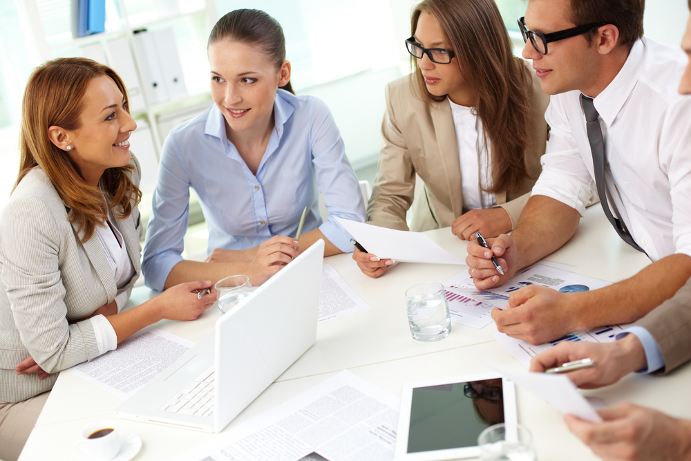 Small businesses sharing resources with other companies