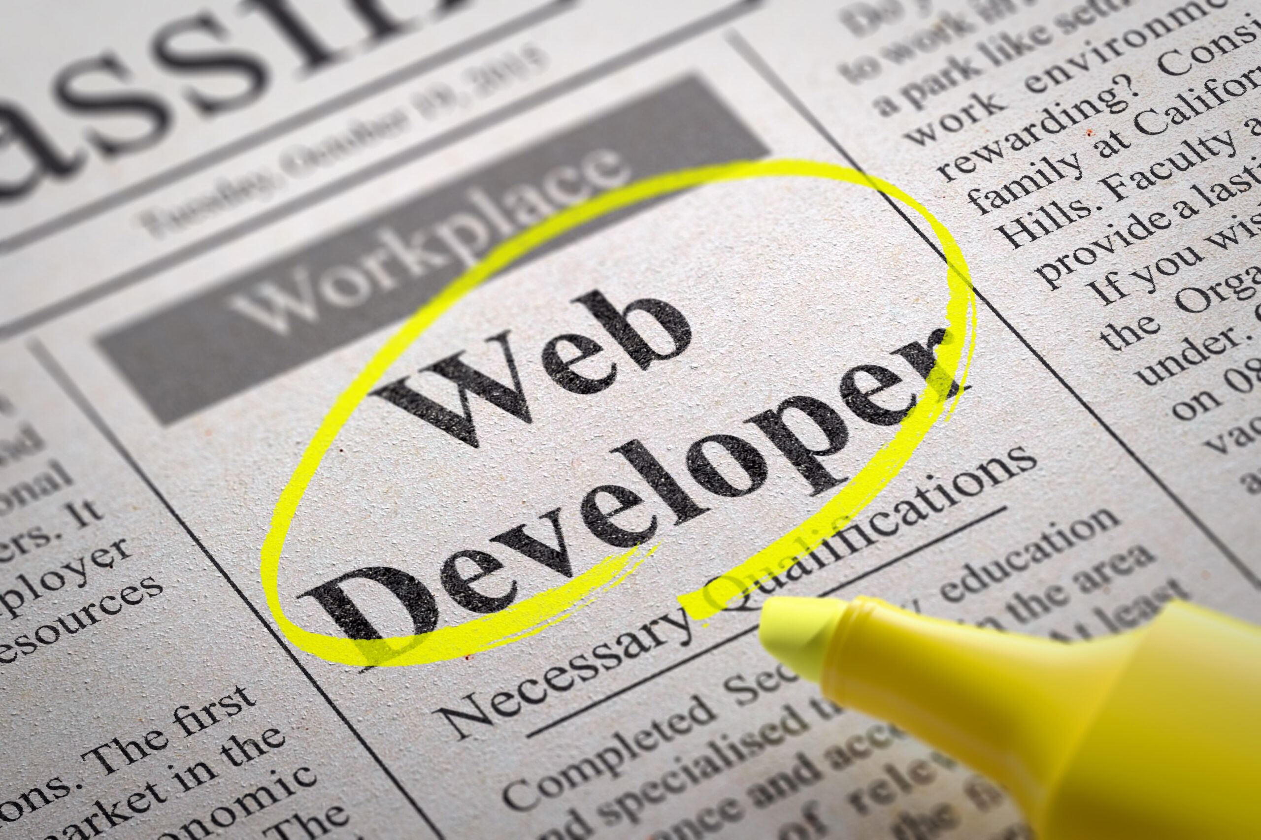 Points to consider when hiring a web developer - Small Business UK