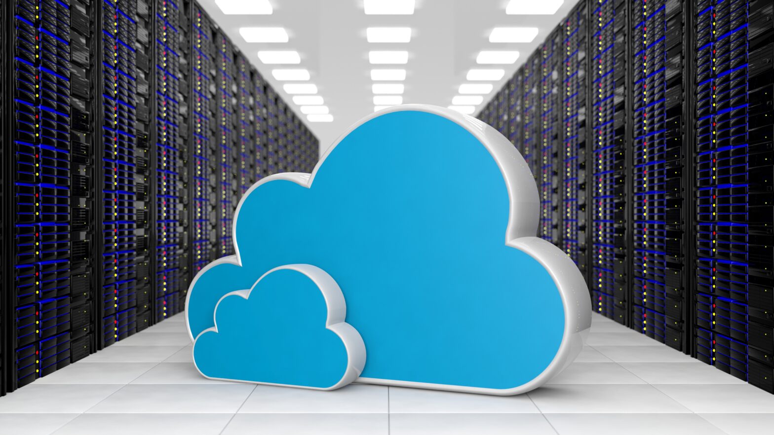 Using cloud servers for data storage